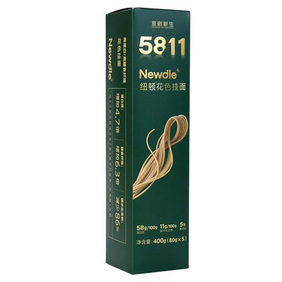 newdle纽顿花色挂面高蛋白面条
