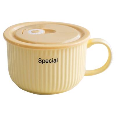 陶瓷奶黄陶瓷微波炉上班族泡面碗