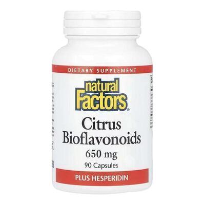 NaturalFactors柑橘生物类黄酮+橙皮苷胶囊关节机体抵御健康帮助