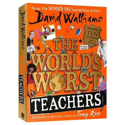 英文原版 The World's Worst Teachers 世界上最坏的老师 儿童成长幽默小说课外阅读物 David Walliams 英文版儿童外文书