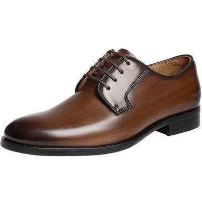 【92系列】百丽男鞋礼盒装牛皮正装男士增高结婚牛津皮鞋H9006AM6