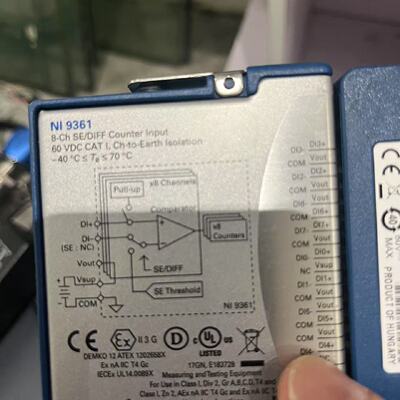 【请询价】美国NI 9361 8-Channel SE/DIFF计数器