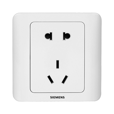 西门子开关插座远景雅白