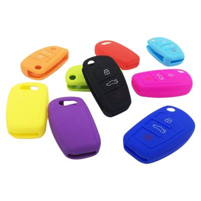 适用于奥迪A6L Q5 A4L A3 Q3 Q7 A5 A7 S6TT 汽车用硅胶钥匙包套