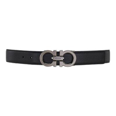 【3期免息】FERRAGAMO菲拉格慕男士双面可调Gancini皮带3.2CM宽