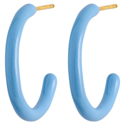 白百何同款中号纯色耳圈经典款