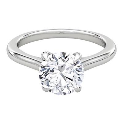 芮爱婚戒Trellis教堂圆钻婚戒