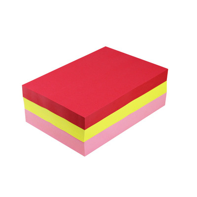 加厚80ga3大红色手工绿皇复印纸