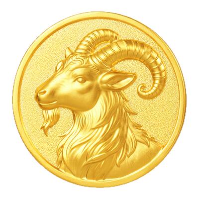 周大生黄金投资金足金三羊开泰金币金章金条金块生肖羊收藏送礼物