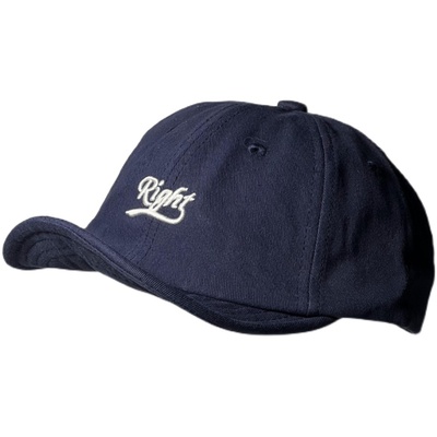 阿美咔叽山系工装软顶短檐日系复古工装翻檐美式刺绣字母鸭舌帽