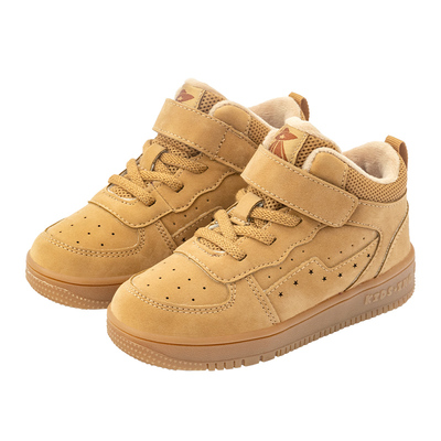 kidsing儿童运动鞋加绒二棉鞋