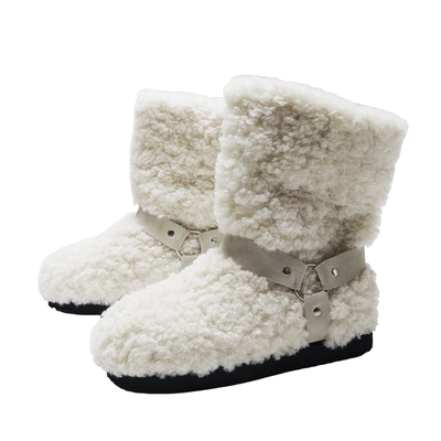 CHILIGIRL韩版羊羔绒雪地靴