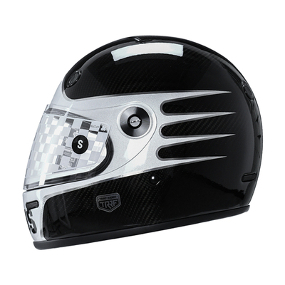 意大利TRRF复古头盔碳纤维超轻机车摩托车全盔男女3c巡航四季通用