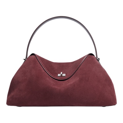 CHALES&KIMO磨砂皮时尚斜挎包女官网小c&k真皮通勤女单肩包手提包