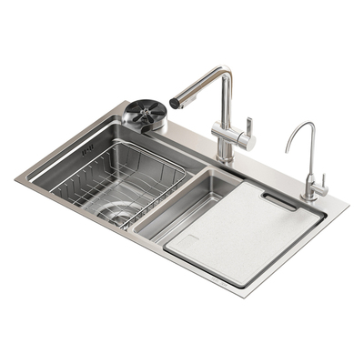 纳瑞沙S13厨房日式大单槽不锈钢