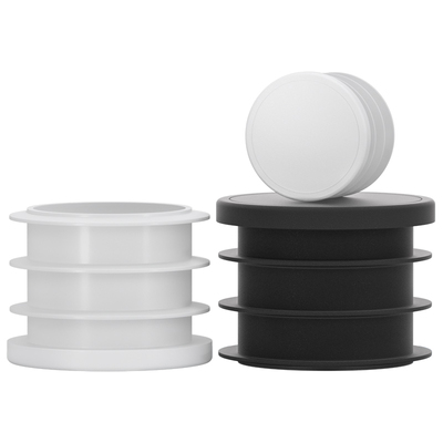 盖子长方形铝合金脚套内塞管