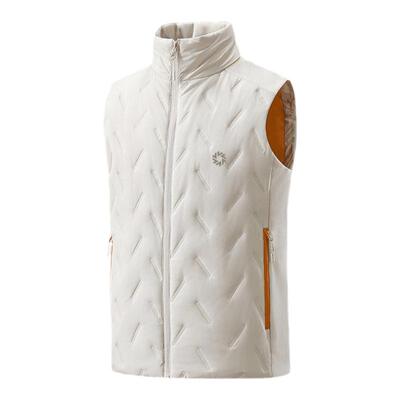 积能冬季运动马甲女户外跑步外套防风保暖棉服防泼水马夹男专业