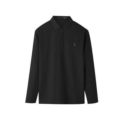 HLA/海澜之家男士商务长袖POLO衫