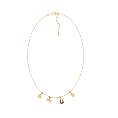 Neverfar跃马逐光可拆卸锁骨链女