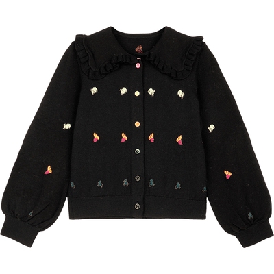 江南布衣童装绵羊毛短款毛衫