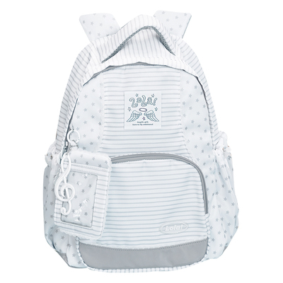 新年礼物LOLA DESIGN音符星星双肩包 女大学生书包高中大容量背包