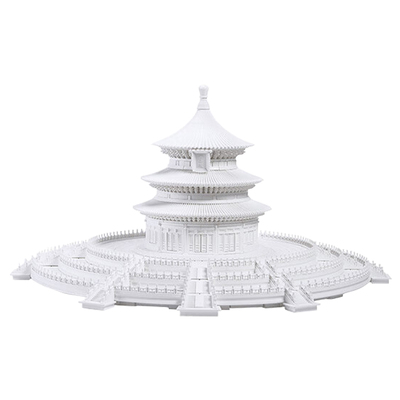 千年榫天坛祈年殿营造积木中国建筑榫卯积木古建筑模型生日礼物