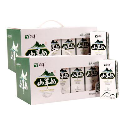 顶羊原生优钙山羊奶250ml×24盒
