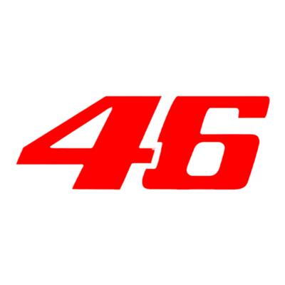 46号赛车手罗西反光警示车贴