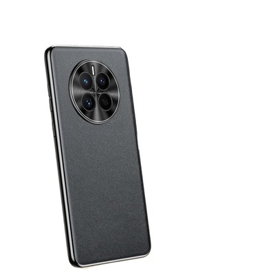 适用华为mate50手机壳新款mate50pro素皮的保护套mate50e高级感小众男士全包镜头防摔女式外壳超薄后不顶膜