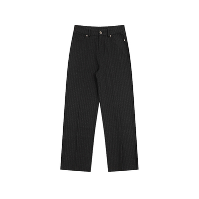 公共电波美式复古折脚四季西裤