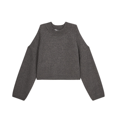 SLY秋季新品韩系轻熟风两件套针织衫针织半裙030HAR73-3061