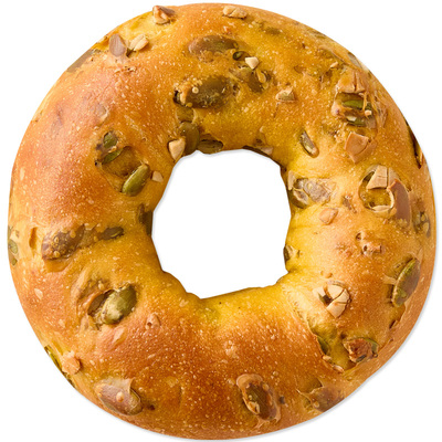 新品 梨木巷双重南瓜贝果面包手作三明治欧包营养早餐饱腹代餐包