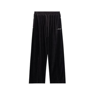 Ed Hardy埃德哈迪冬季新款经典烫钻logo休闲直筒女士长裤