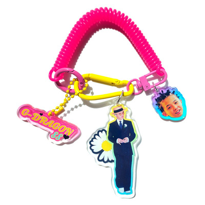 原创GD钥匙扣挂件BIGBANG权志龙背包挂饰亚克力周边吊坠应援礼物