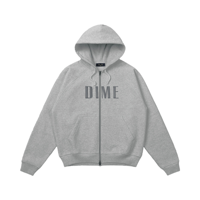 Dime字母连帽纯棉卫衣休闲外套