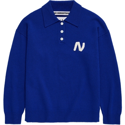 NO DIRECTION+ 手工钩针字母polo衫N540108603C42