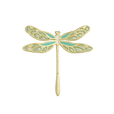 宇宙记号「博物学」蜻蜓镀金胸针