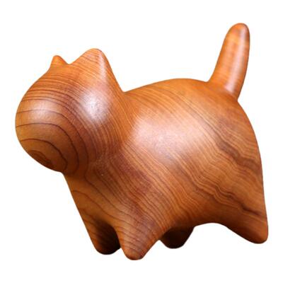 可爱萌猫迷你无相猫摆件手把件