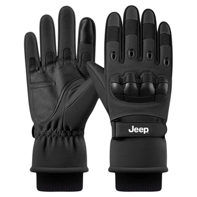 【jeep正品】冬季新款骑行手套男