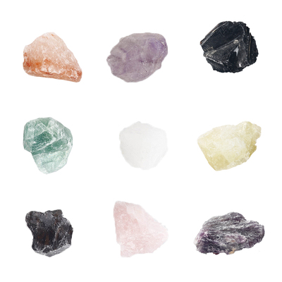 天然水晶石扩香石原石家用摆件碎石晶体香薰晶石矿石盐块石头