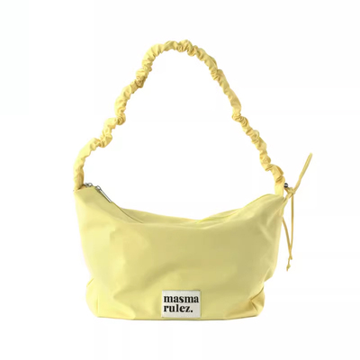 MASMARULEZ官方正品现货尼龙通勤单肩包斜挎包腋下包休闲百搭黄色