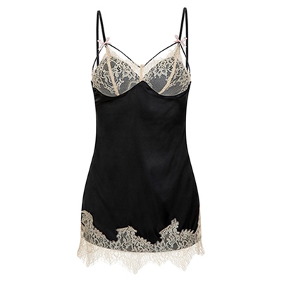 「LA」金屋藏娇丨边界系列*性感镂空蕾丝吊带睡裙女露背网纱睡衣