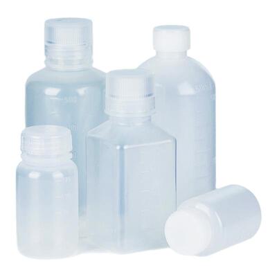 Labshark塑料试剂瓶PP广口小口HDPE透明棕色试剂瓶125/250/500mL