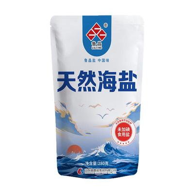 鲁晶未加碘天然海盐280g*1袋