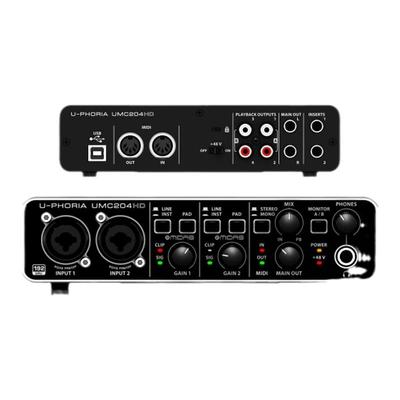 百灵达UMC204HDmini接口USB声卡