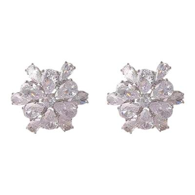 小众耳钉锆石原创设计