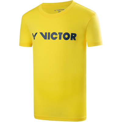 VICTOR胜利羽毛球服2024新款威克多运动短袖儿童青少年T-42050