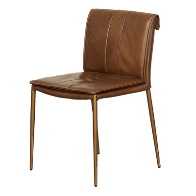 EVITA|Home真皮吧台餐椅靠背椅子