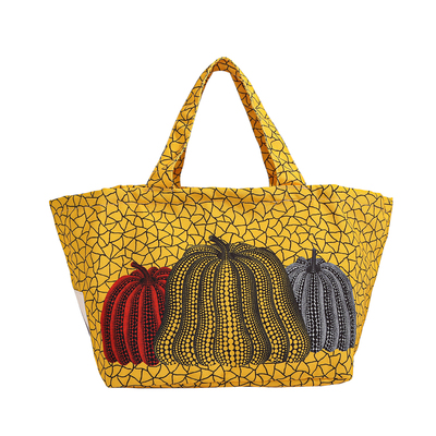 草间弥生波点南瓜大容量帆布包女