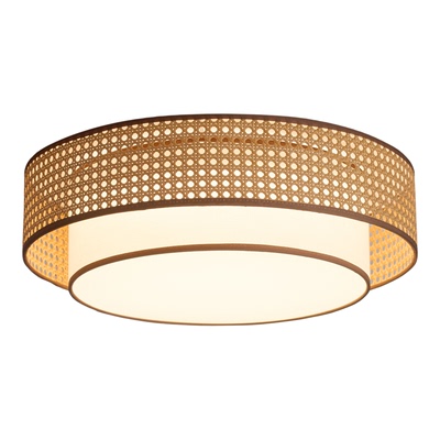 侘寂风圆形吸顶灯新中式